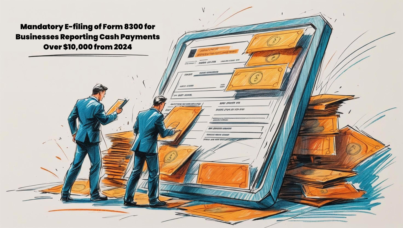 Businesses to E-file Form 8300 in 2024 for $10k+ Cash